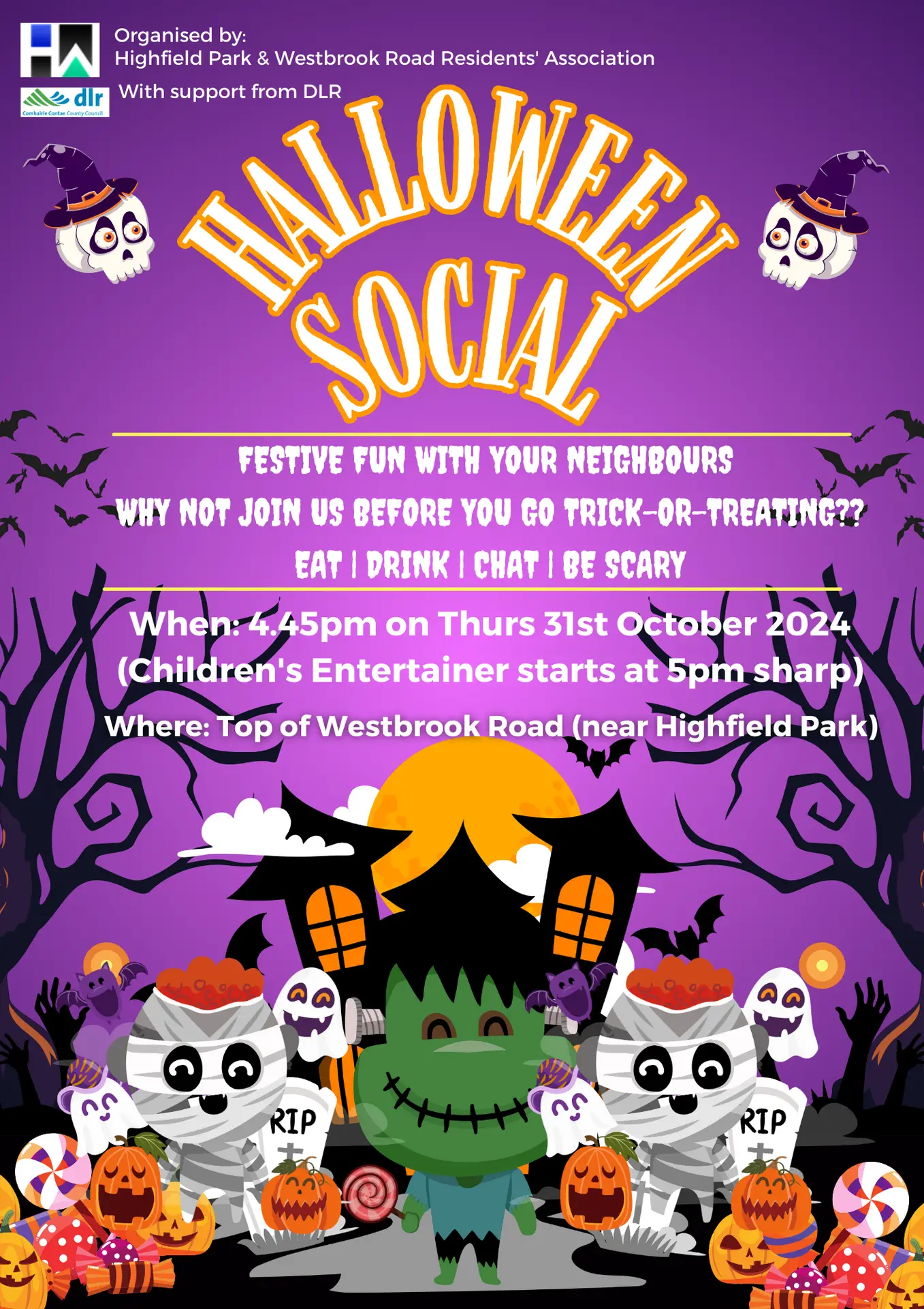 Halloween 2024 - Highfield & Westbrook Residents Association